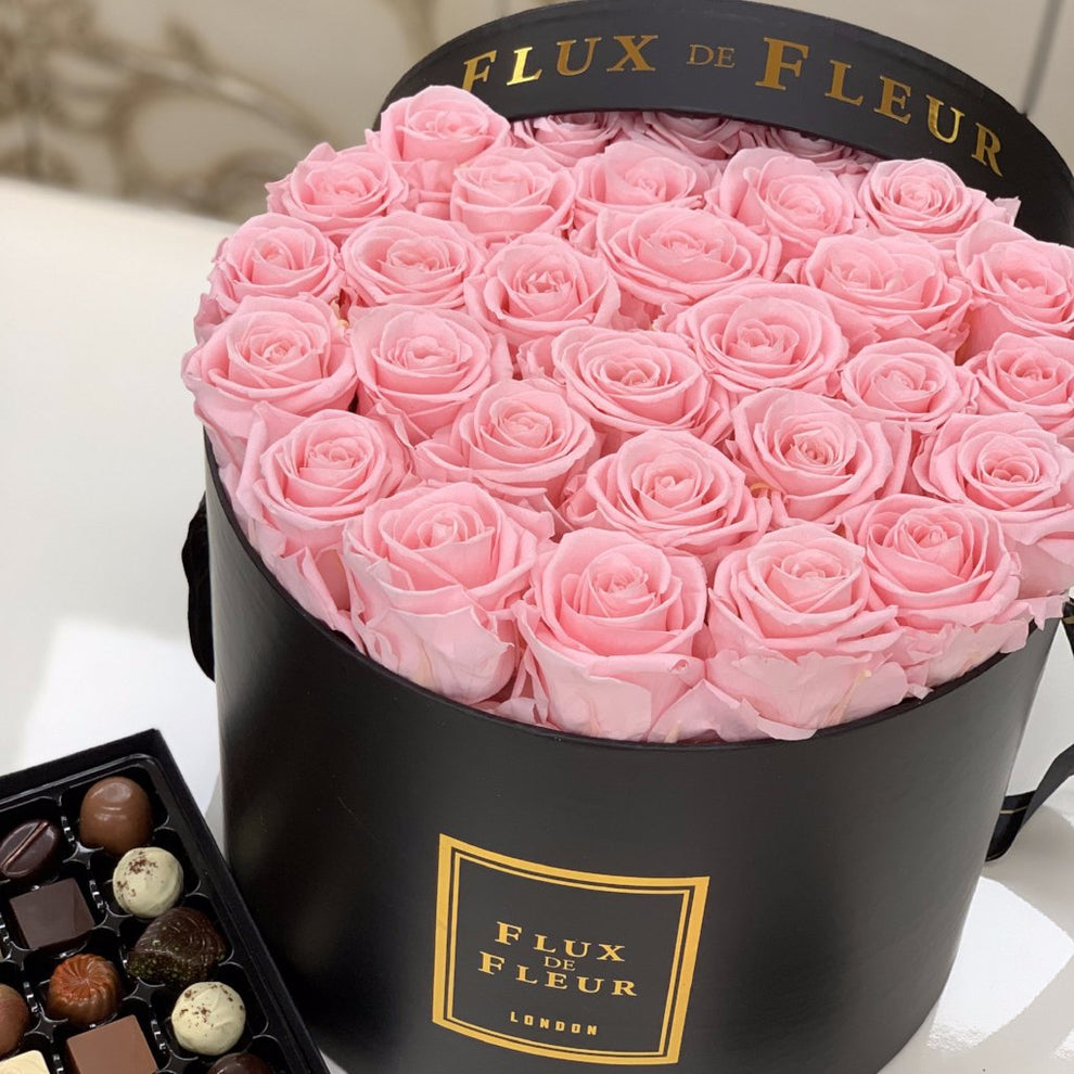 Eternity Roses - Infinity Roses - Infinity De Fleur Round - Roses In A ...