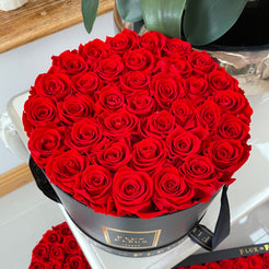 Eternity Roses - Infinity Roses - Infinity De Fleur Round - Roses In A ...